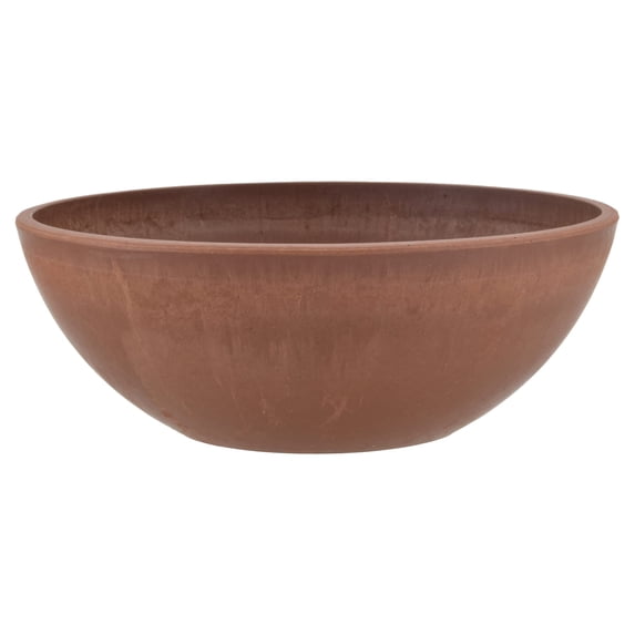 12 inch Composite Low Bowl Planter Shallow Indoor Outdoor Pot for ...