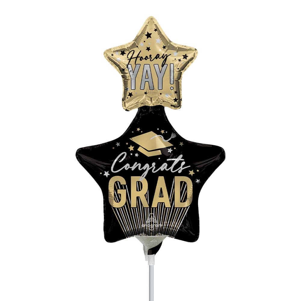 Anagram Foil and Mylar Graduation Stripes and Mini Star Shape 12 in ...