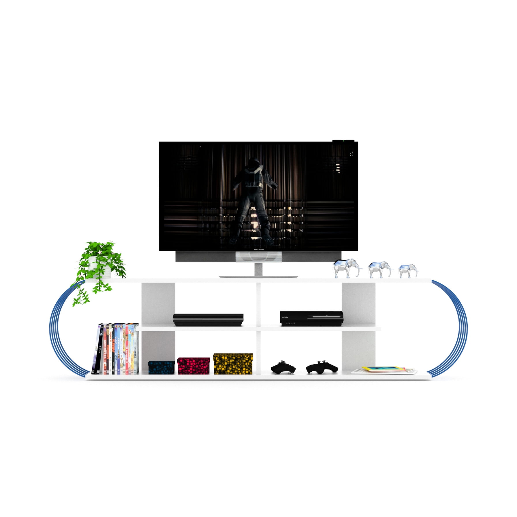 12 - inch Depth Dimension - Open Shelving Storage - Kids' Room for TV ...