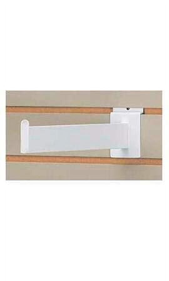 12 inch Dimensional Straight White Faceout for Slatwall - of 25 ...