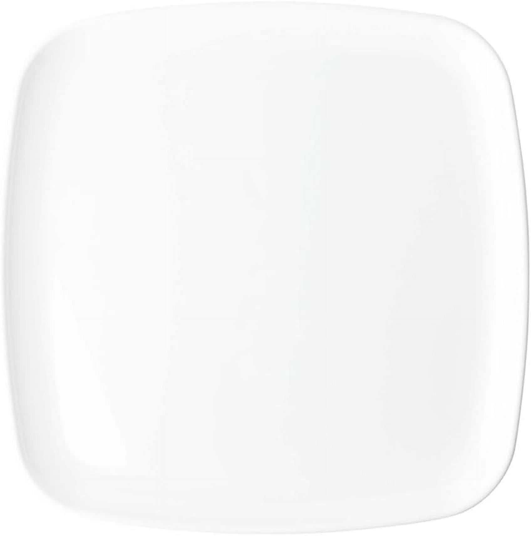 12" inch Disposable Square White Plastic Serving Plates, China Like ...