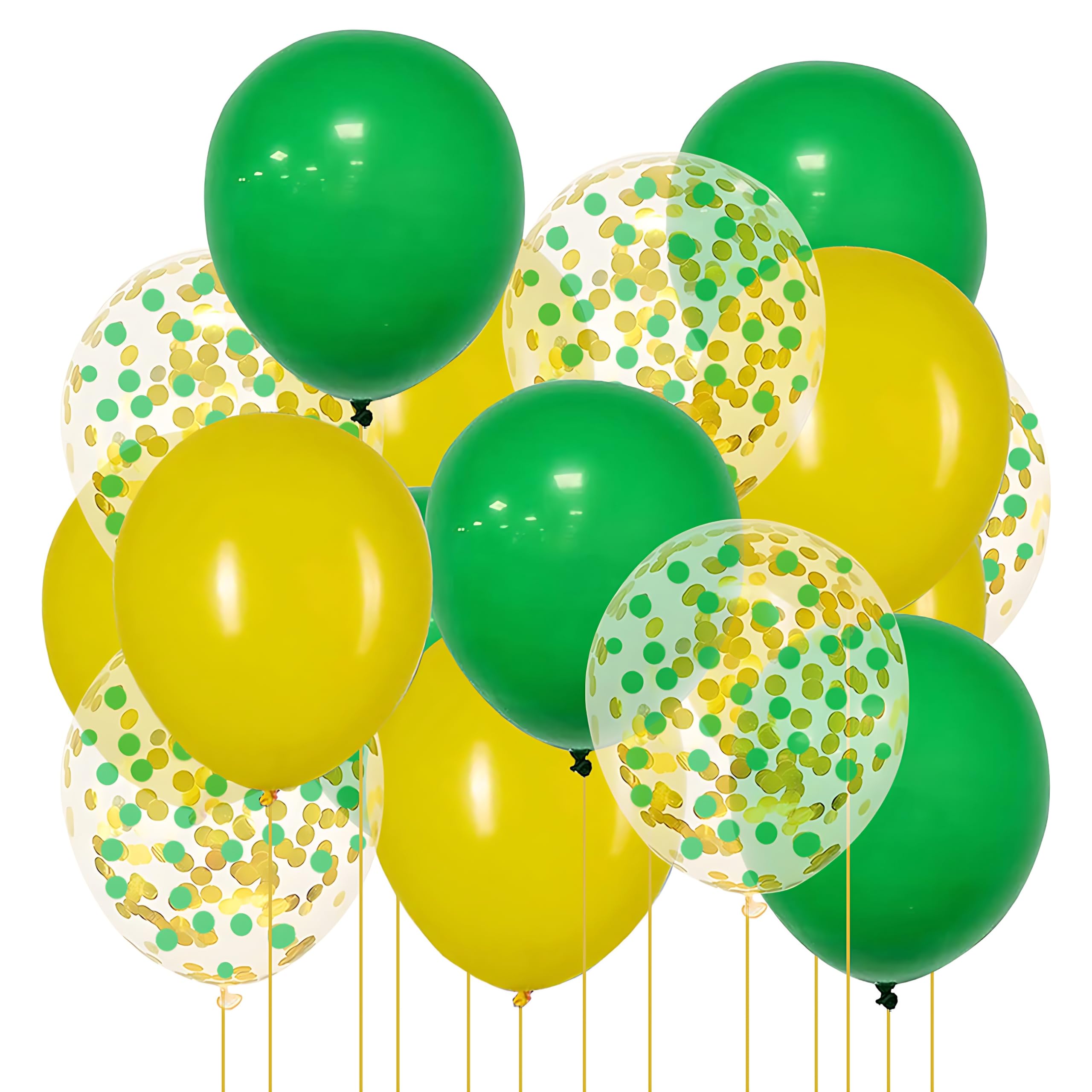 12 inch Green and Yellow Latex Balloons,Green and Yellow Graduation ...