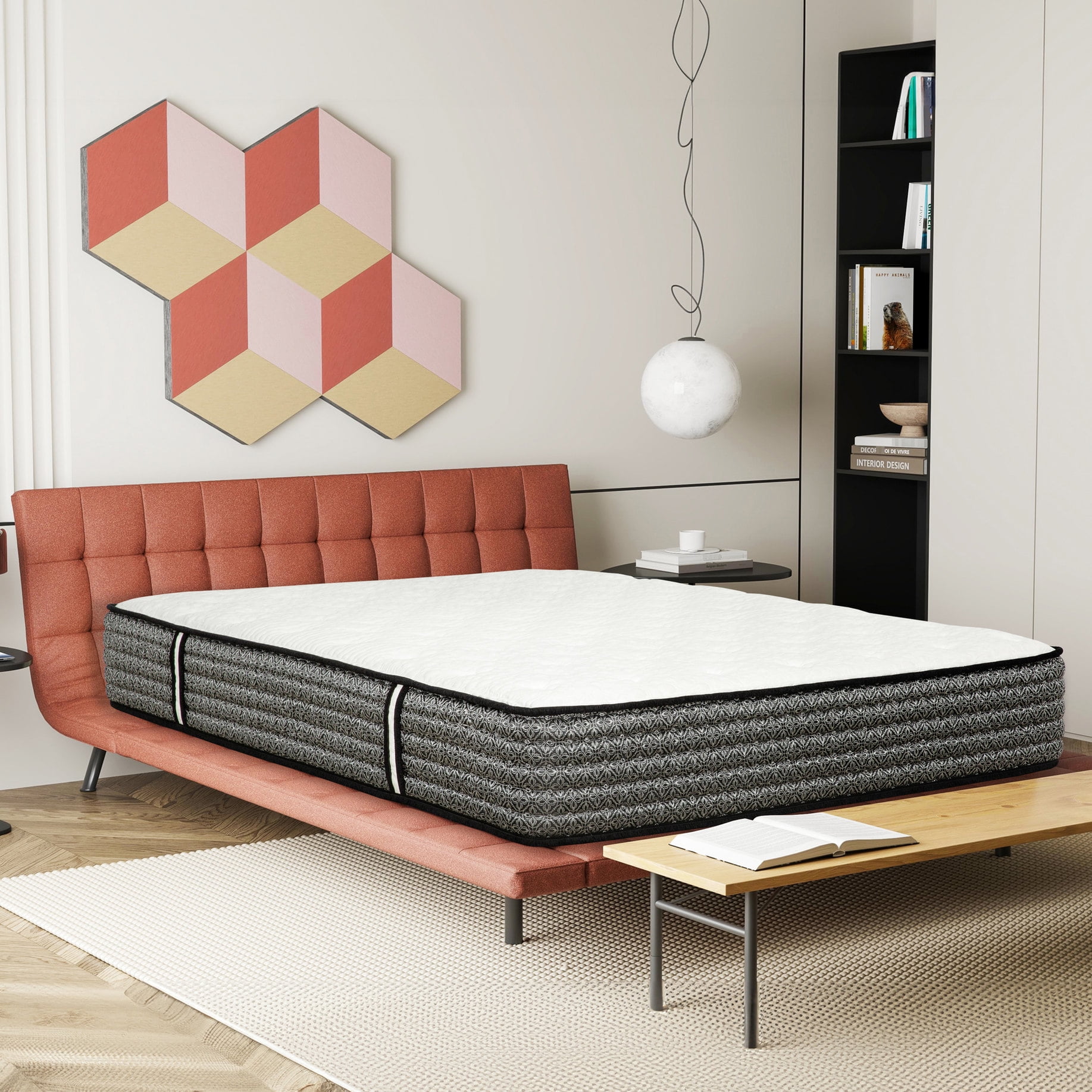 12-inch Hybrid, Polyester Mattress - Targeted Support and Motion ...