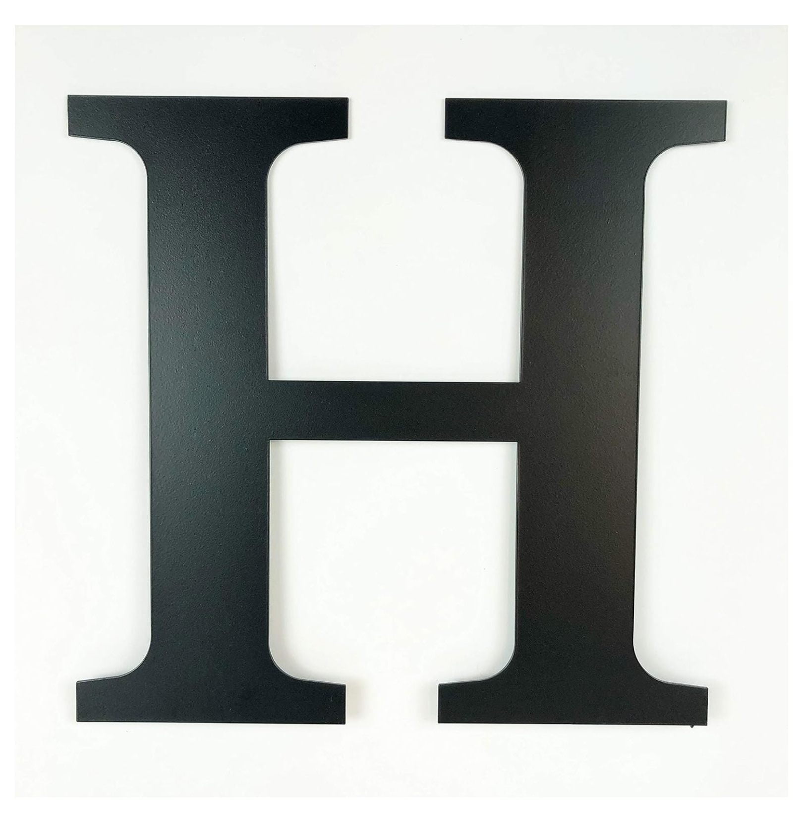 12 inch Initial Letter A-Z Handmade Wrought Iron Metal Scrolled Signage ...