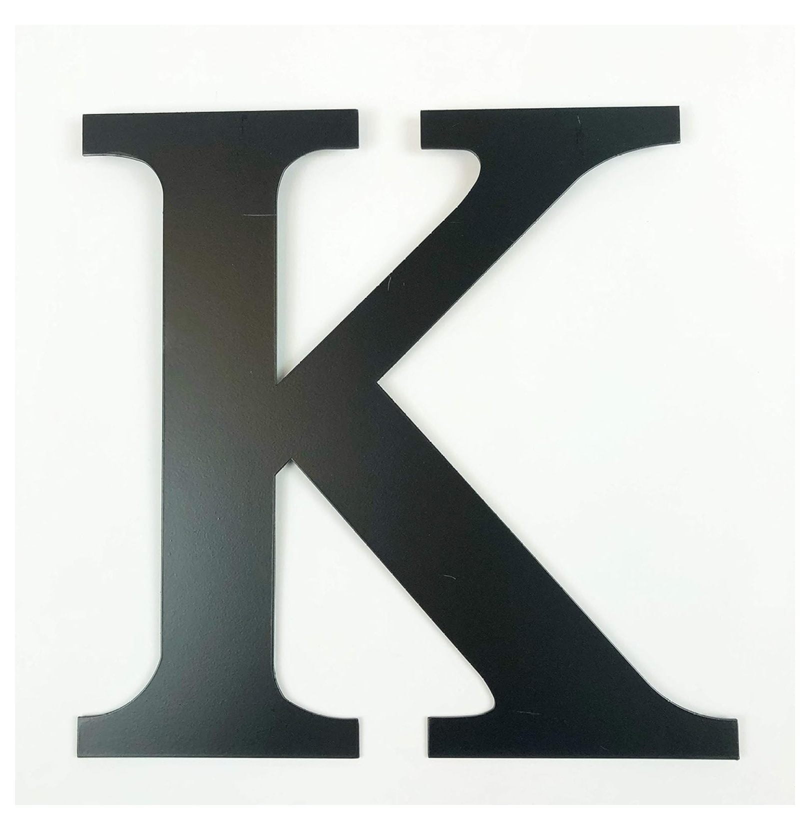 12 inch Initial Letter A-Z Handmade Wrought Iron Metal Scrolled Signage ...