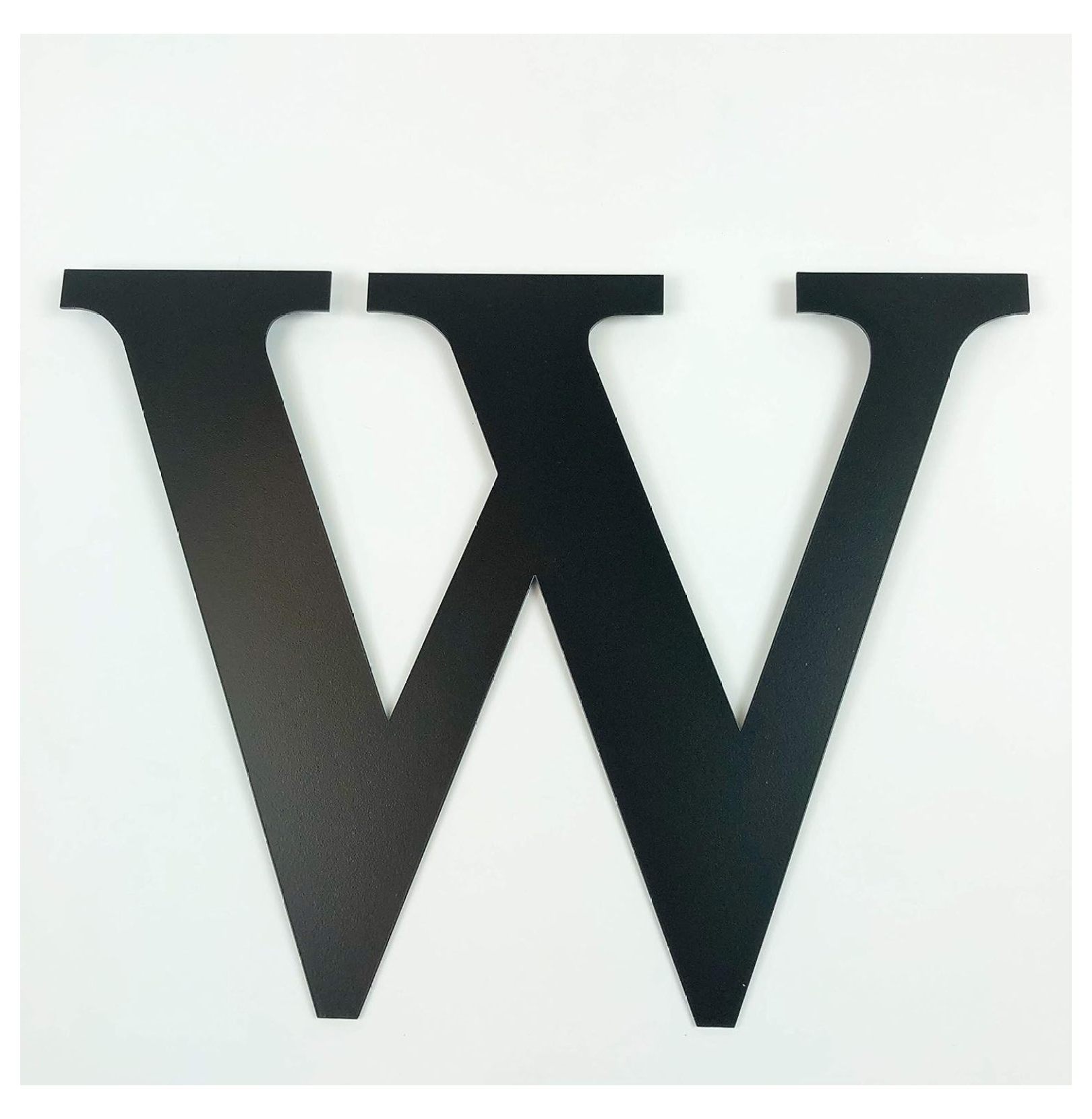 12 inch Initial Letter A-Z Handmade Wrought Iron Metal Scrolled Signage ...