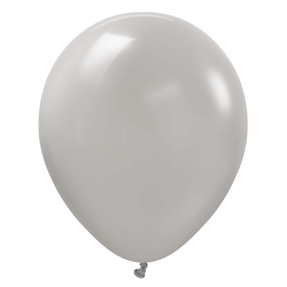 12 inch Kalisan Standard Grey Latex Balloons (100 Pack) - Party ...