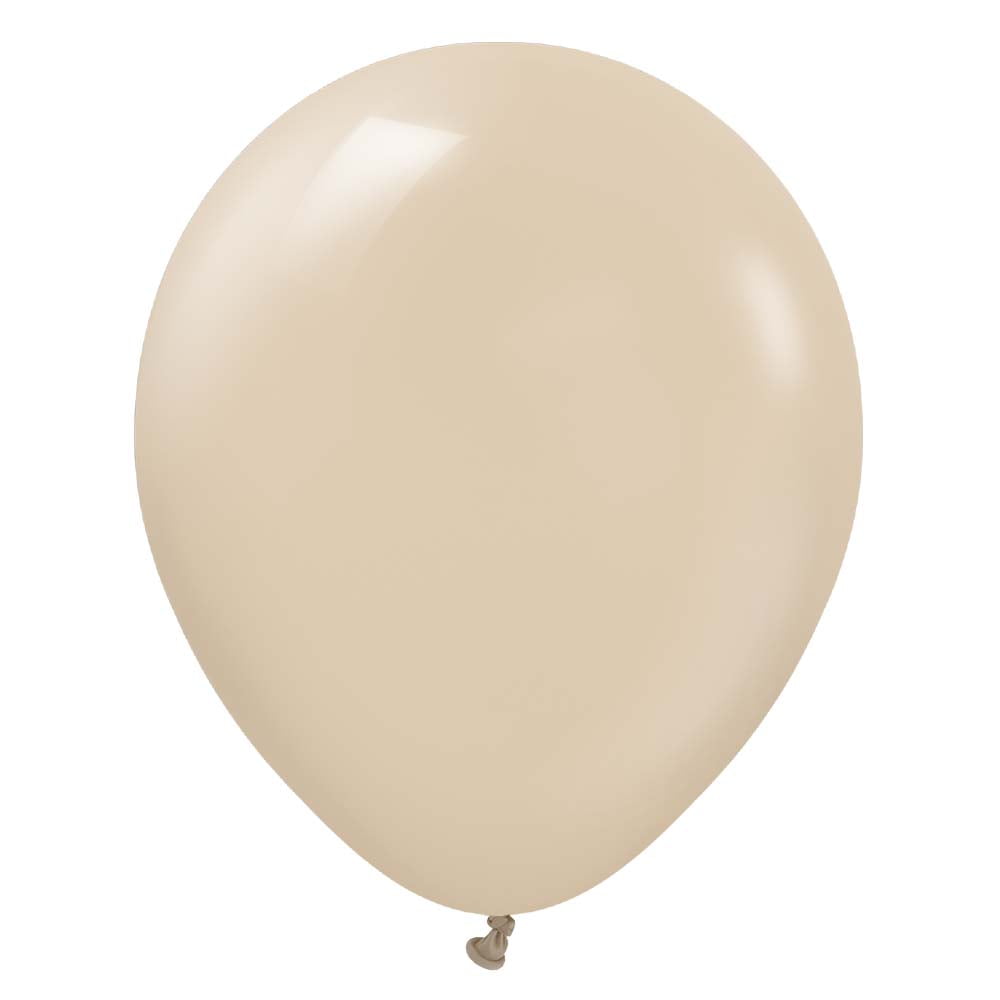 12 inch Kalisan Standard Hazelnut Latex Balloons (10 Pack) - Party ...