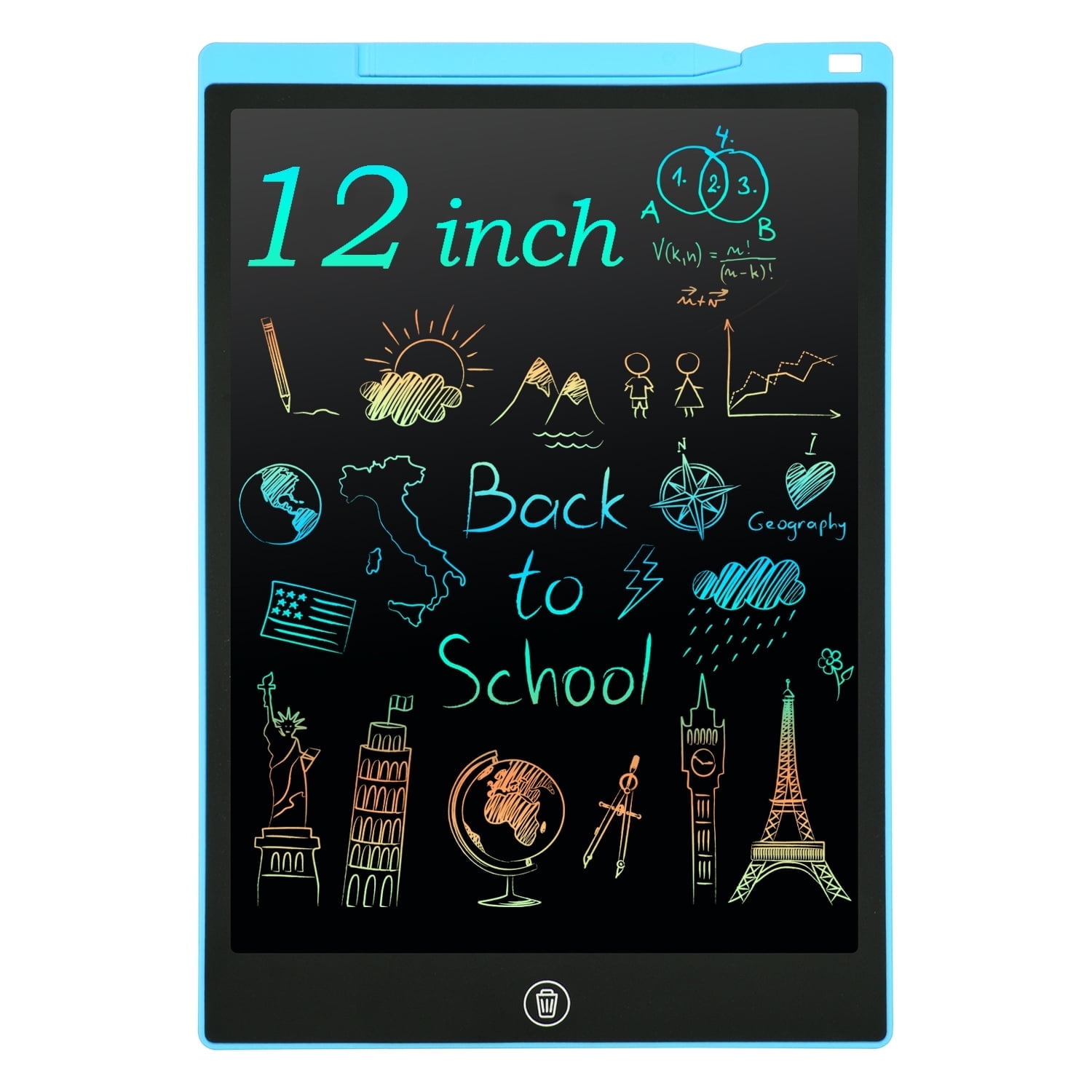 Cimetech, 12 Inch LCD Drawing Tablet, Blue, Colorful Screen - Walmart.com