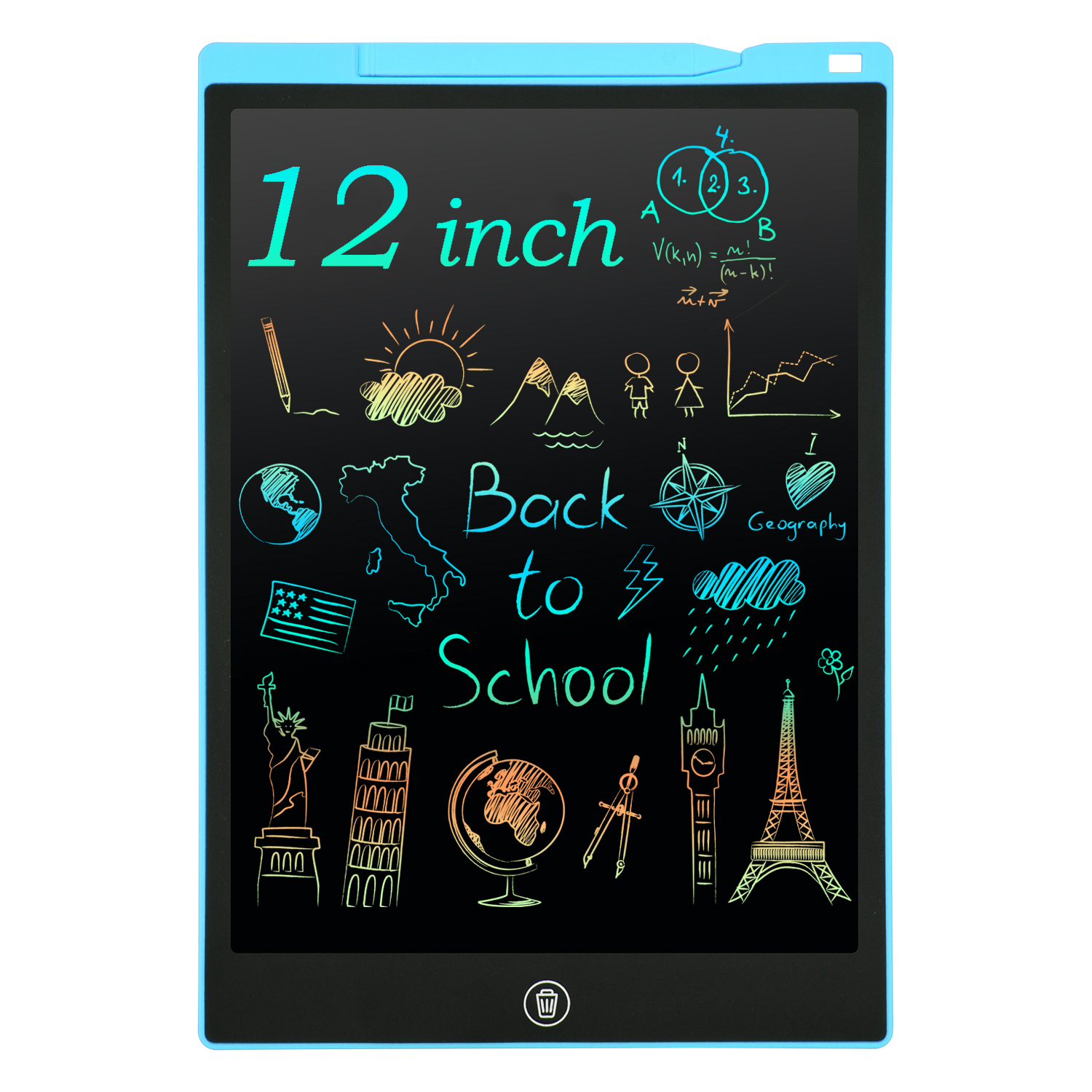 Boogie Board Basics Reusable Writing Tablet, Blue - Walmart.com