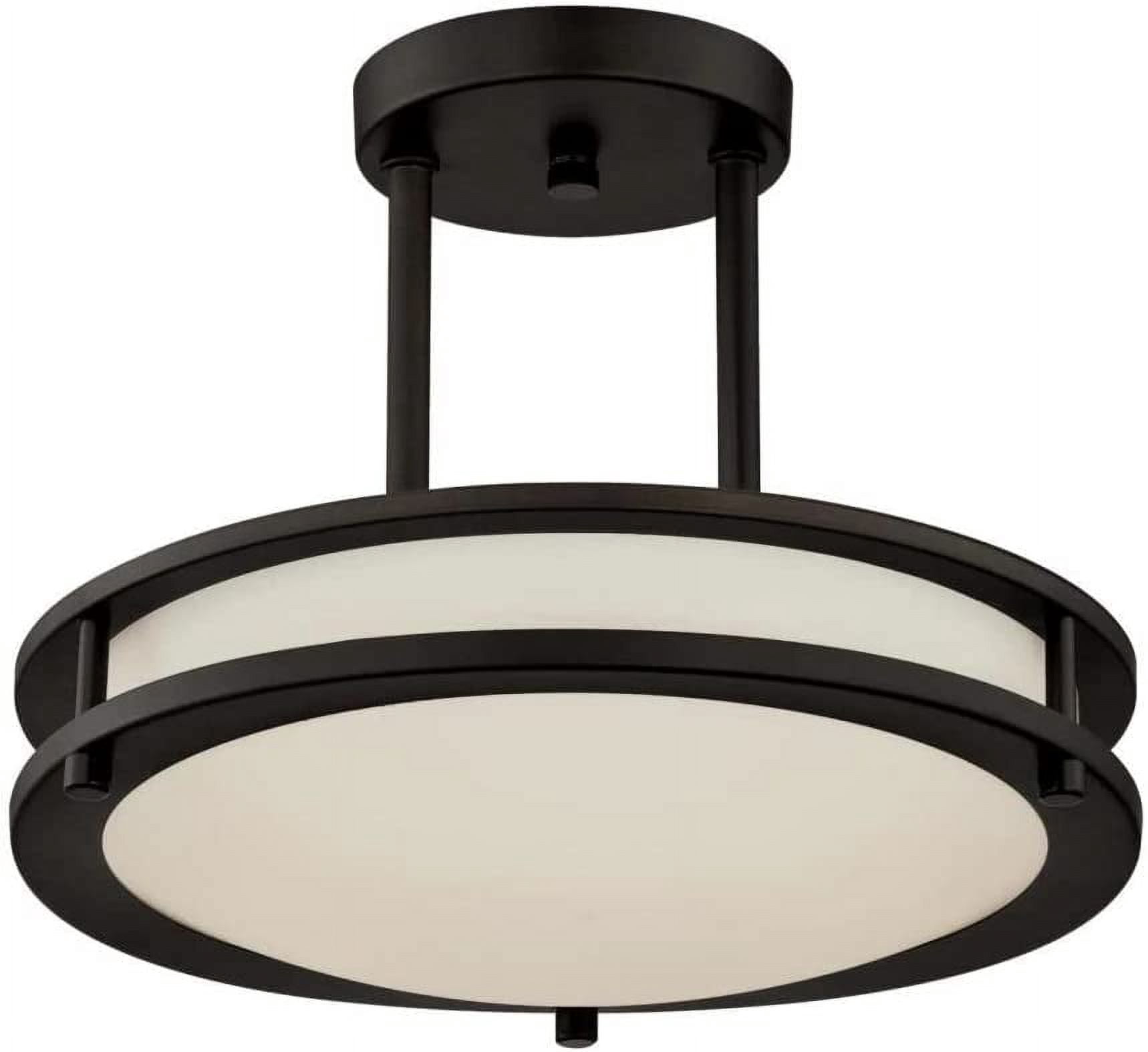 12 inch LED Semi Flush Mount Ceiling Fixture, 3000K/4000K/5000K ...