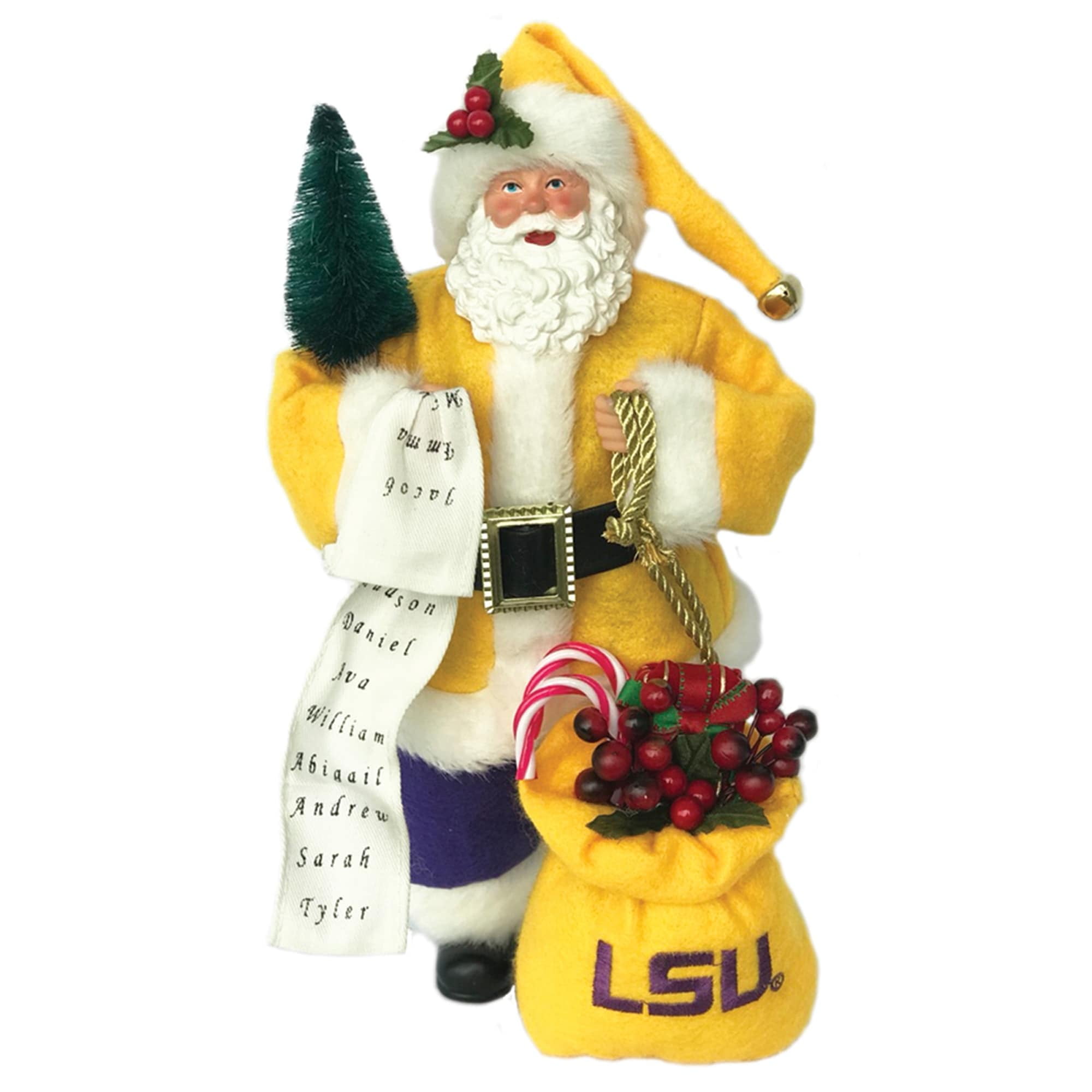 12 inch Louisiana State University Santa - yellow - Walmart.com