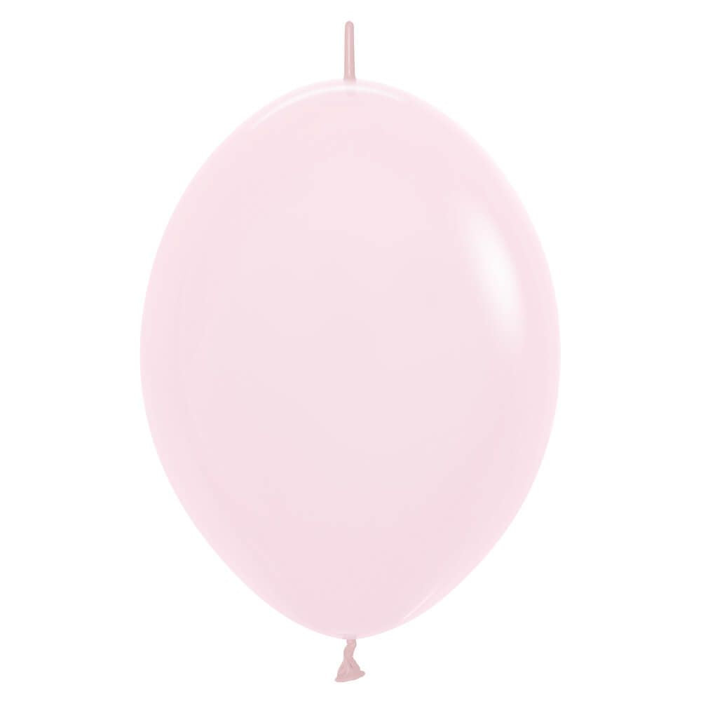 12 inch Pink Semptertex Link-O-Loon Pastel Matte Latex Balloons (50 ...