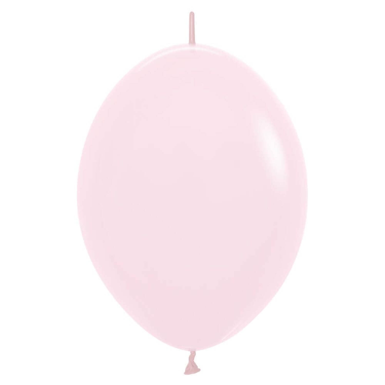 12 inch Pink Semptertex Link-O-Loon Pastel Matte Latex Balloons (50 ...