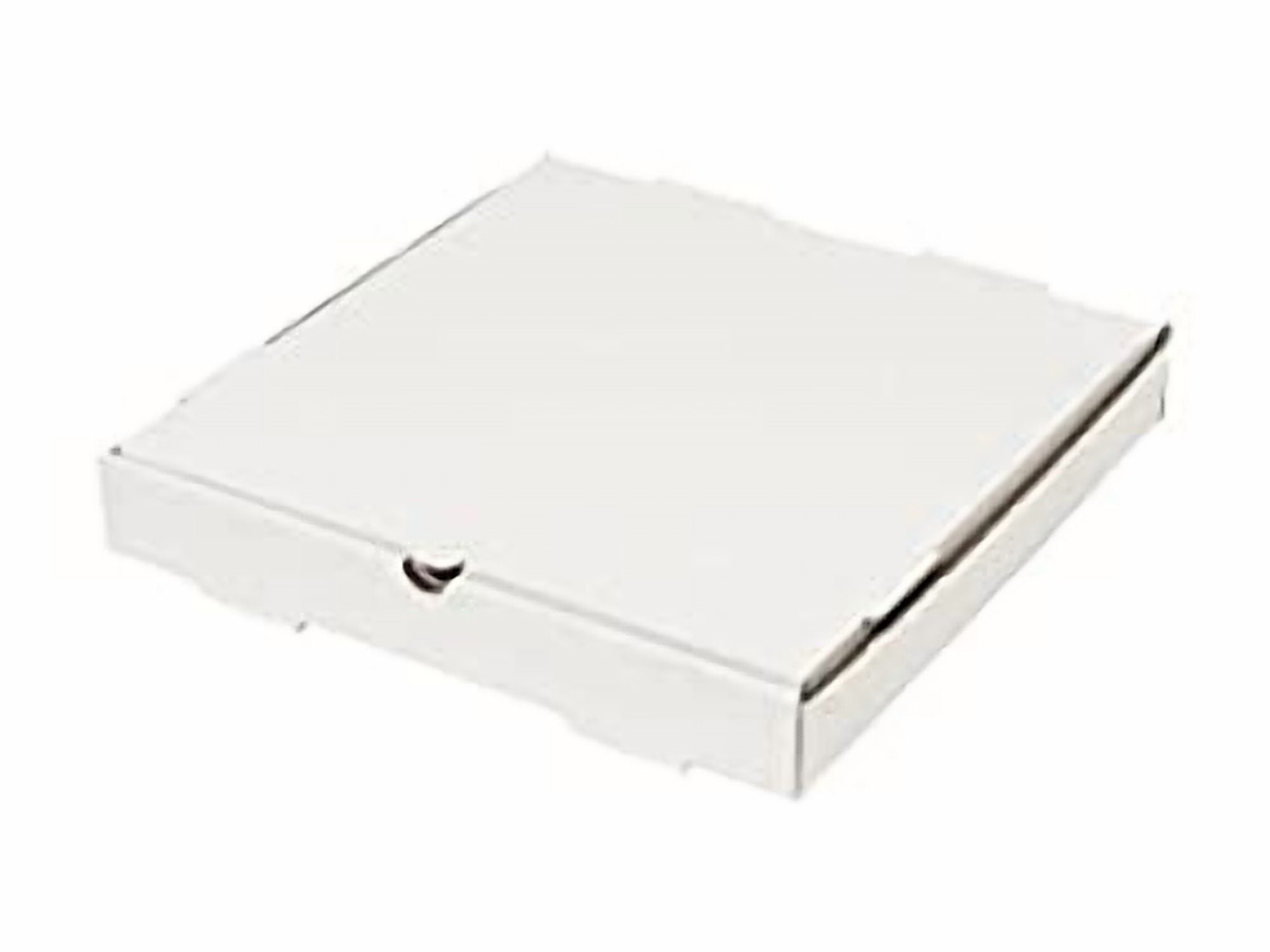 12 inch Pizza Box Bundle of 50 - Premium Plain White Corrugated ...