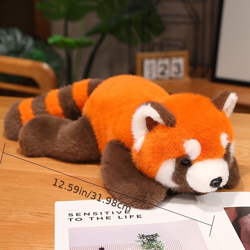 12-inch Plush Raccoon & Red Panda Stuffed Animal Set, Polypropylene ...