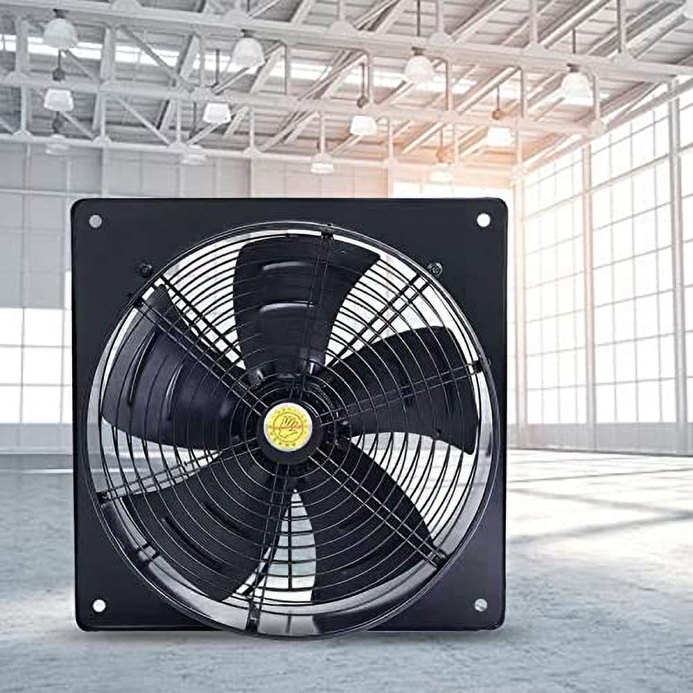12 inch Portable Exhaust Fan, 125W Wall Mounted Vent Fans, Ventilation ...