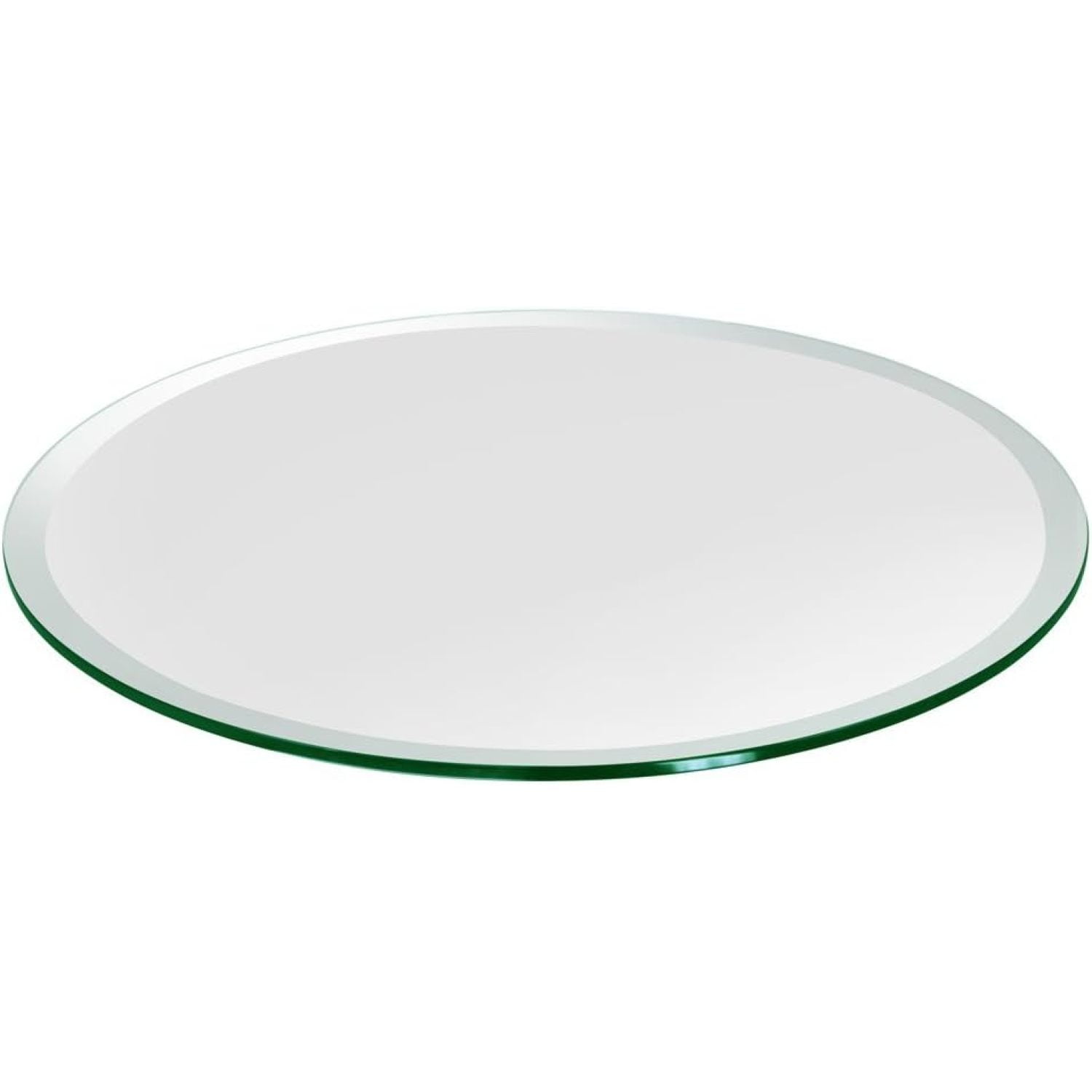 12 inch Round Glass Table Top - Tempered - 1/2" Thick Glass Surface ...
