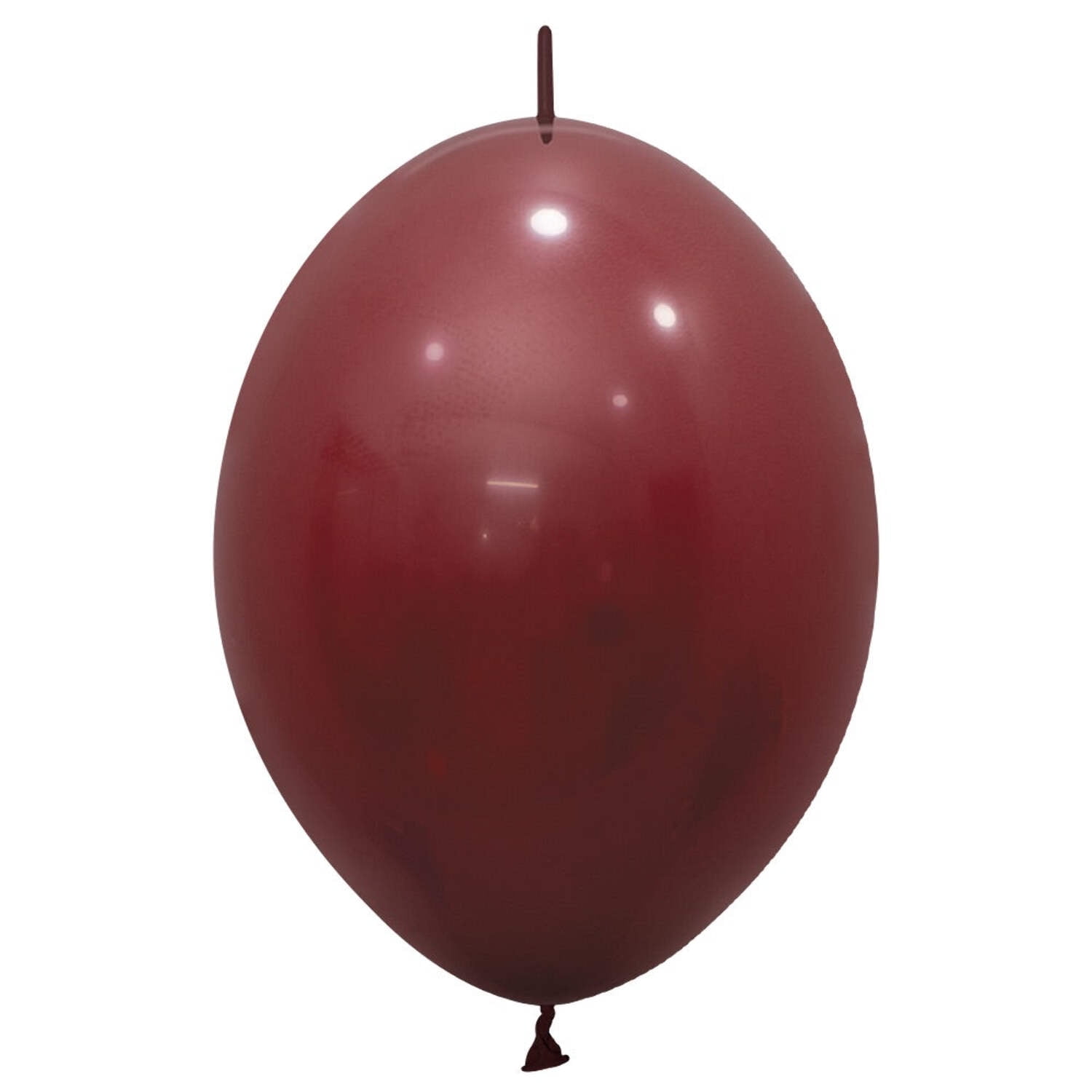 12 inch Sempertex Link-O-Loon Deluxe Merlot Latex Balloons (50 Pack ...