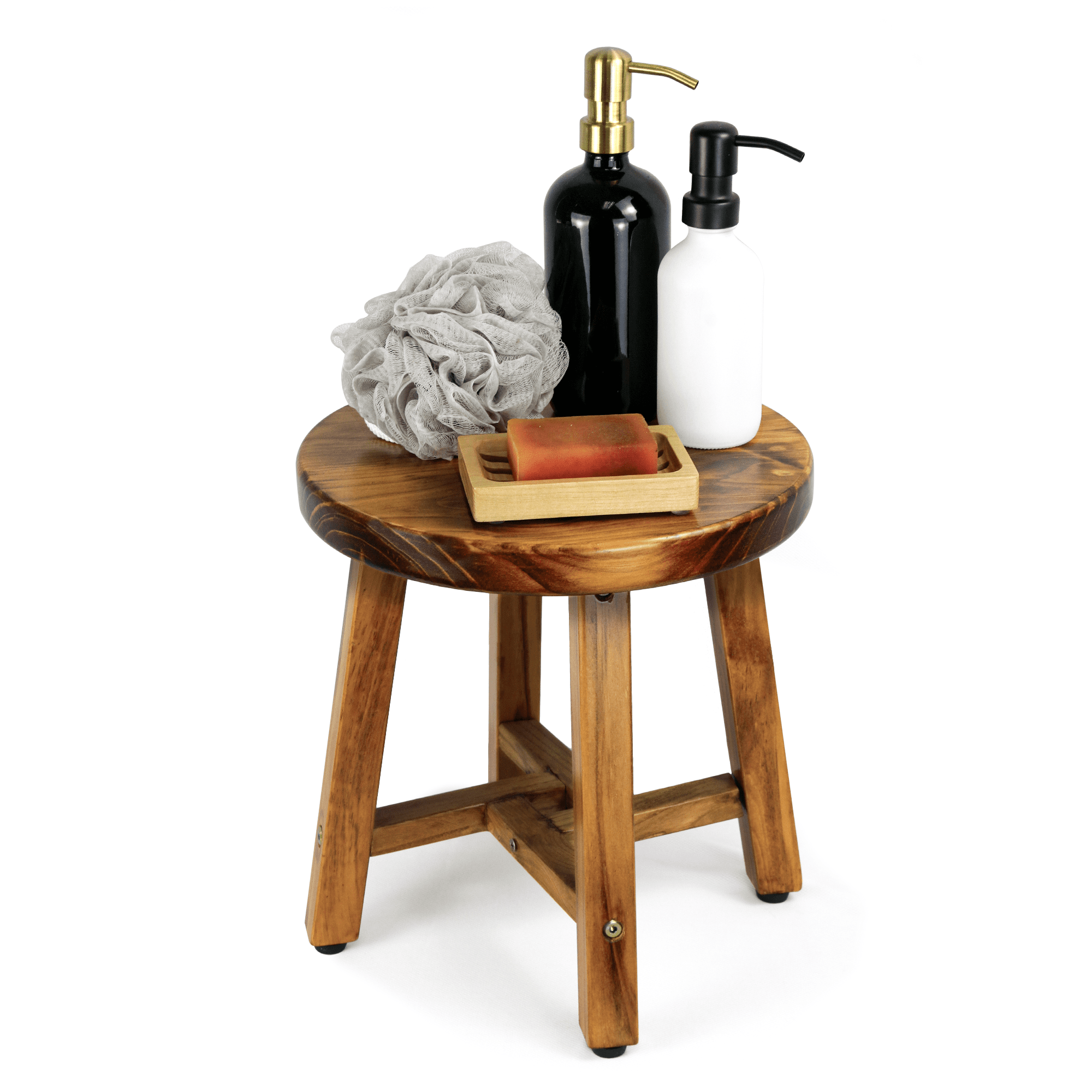12-inch Shower Foot Rest Stool – Small Corner Bathroom Bench for ...