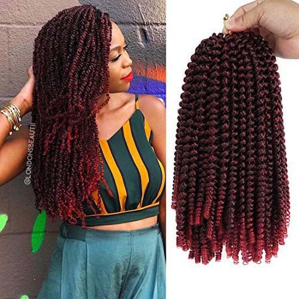 12 inch Spring Twist Crochet Braids Bomb Twist Crochet Hair Beyond ...