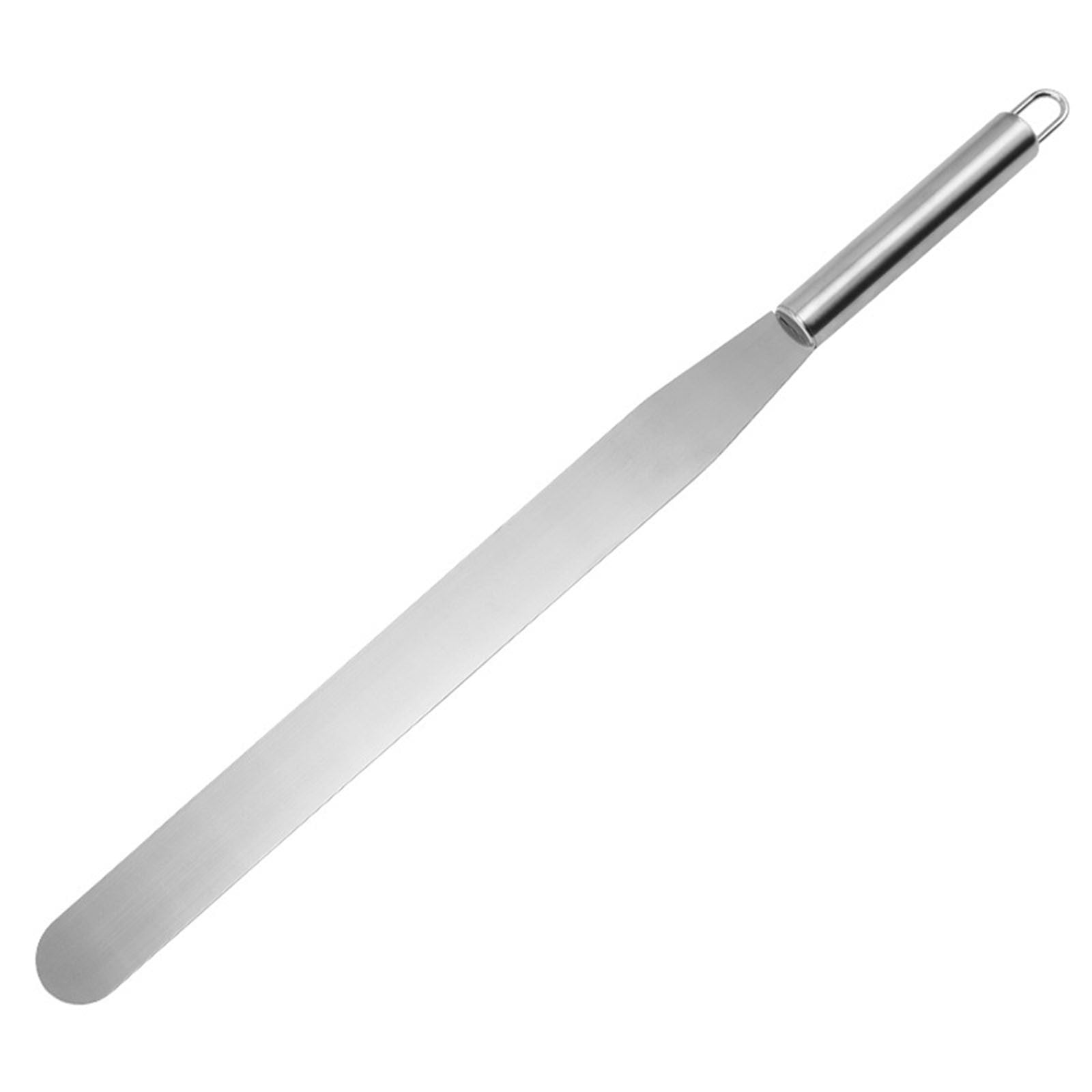 12 inch Stainless Steel Pastry Spatula Cake Cream Icing Spreader Decor ...