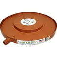 12 x 12 inch Terra Cotta Plastic Drain Away Garden Plant Drain Tray ...