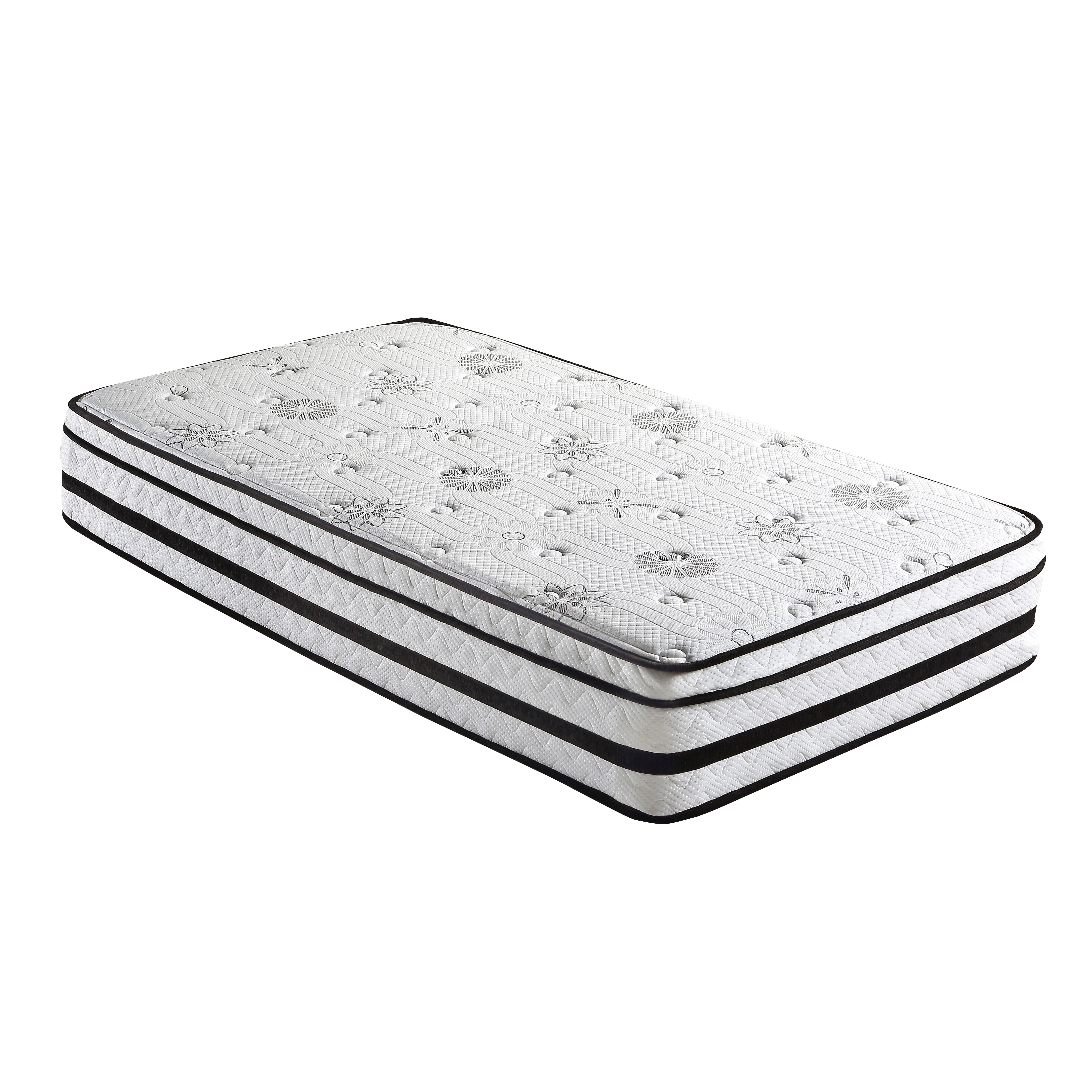 12-inch Twin Mattress Highly Breathable Quilted Cover Hybrid Mattress ...
