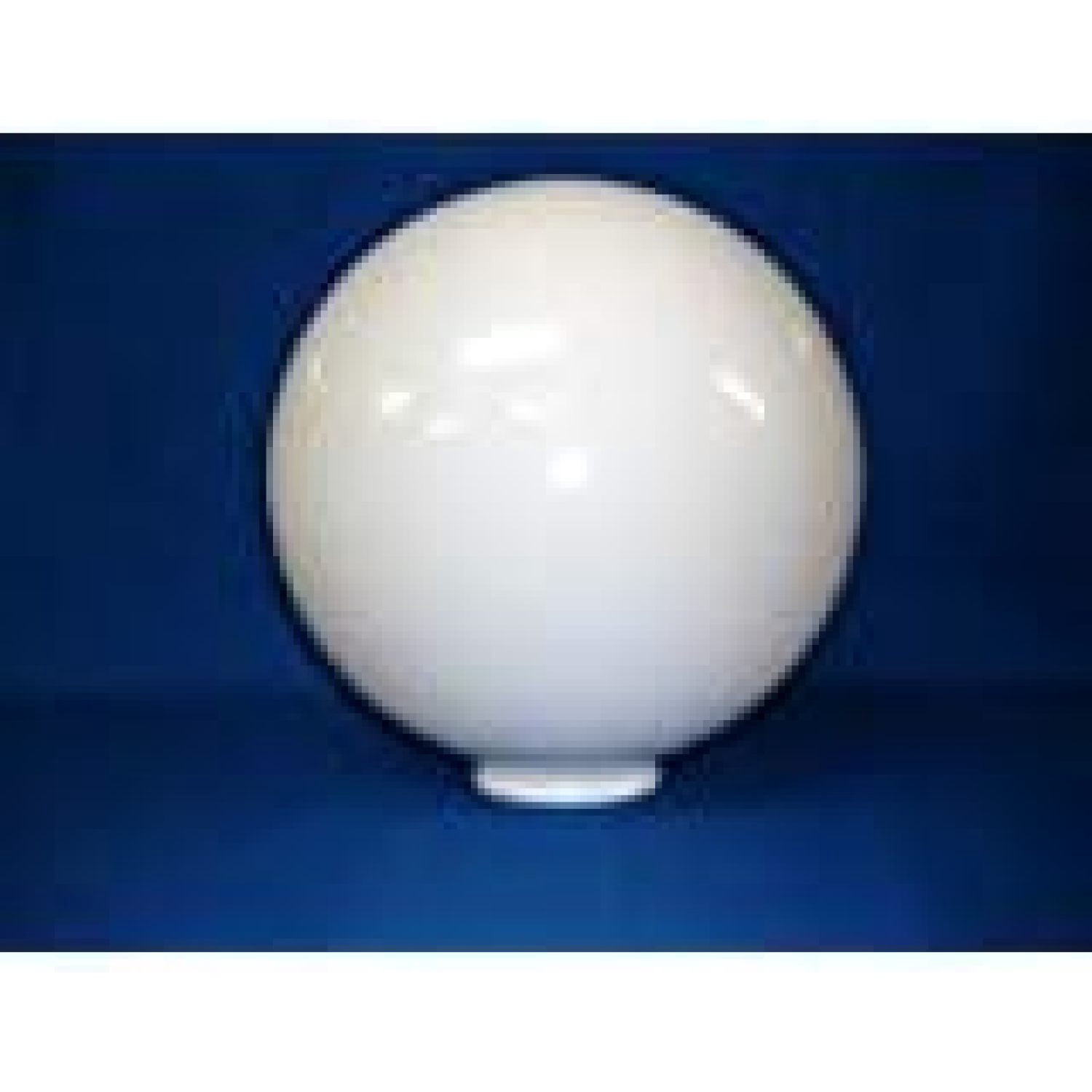 12 inch White Acrylic Plastic Light Round Pole Post Globe Lamp Fixture ...