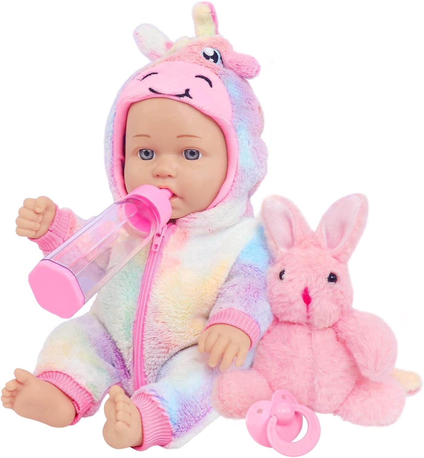 K.T. Fancy 12" Baby Doll – Rainbow Pony Clothes - Gift Box Set for ...