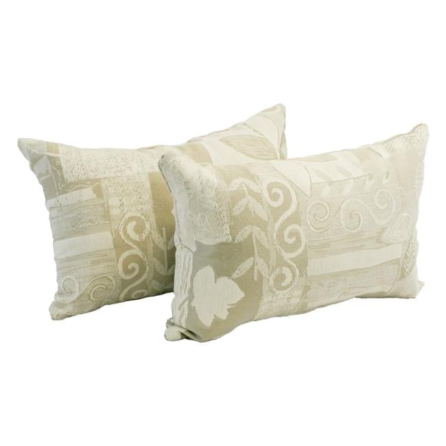 12-inch by 20-inch Rectangular Indoor Throw Pillows (Set of 2) 9911-S2 ...