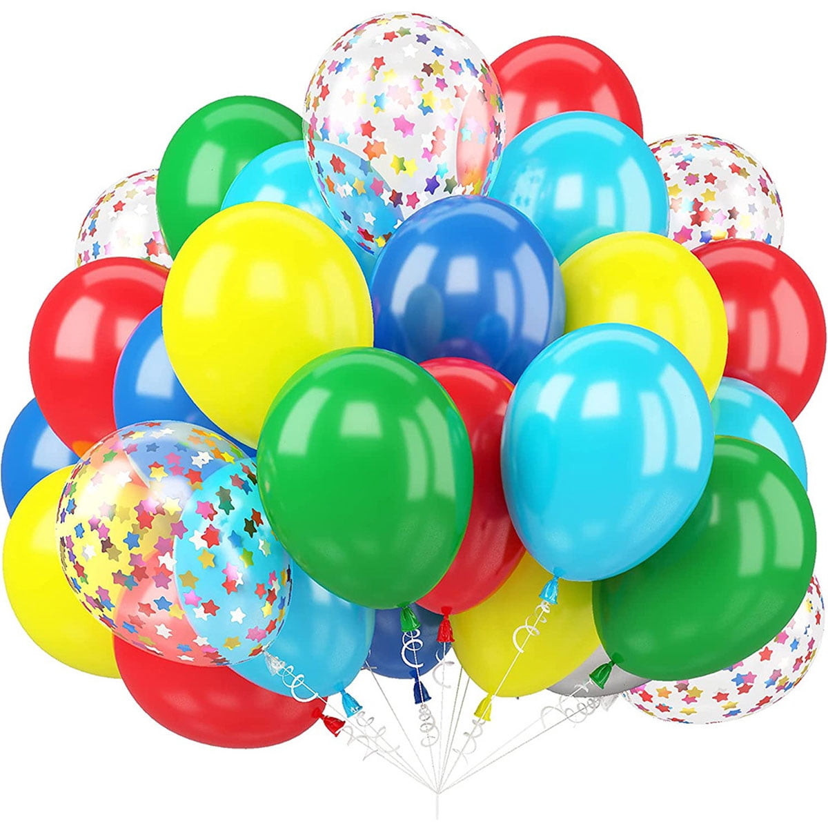 12-inch latex balloon Confetti Balloon Jungle Baby Shower Colorful ...