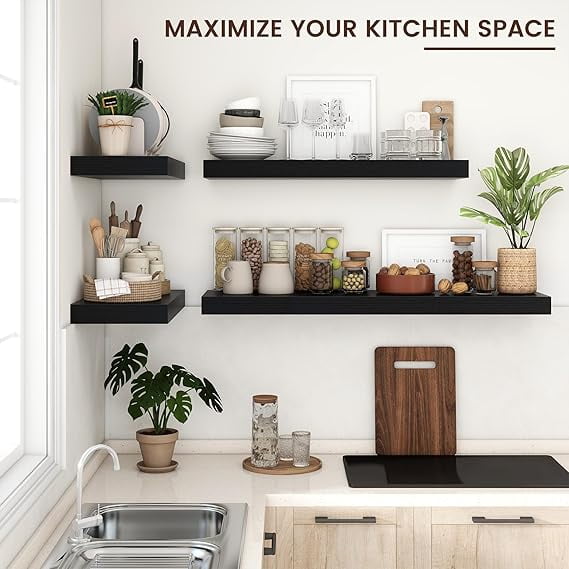 12 inches x 48 inches Floating Shelves - Walmart.com