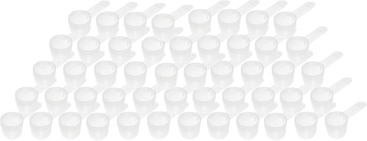 12 mL Plastic Measuring Packaging Round Bottom Scoop (= 12 cc/ = 2.4 ...