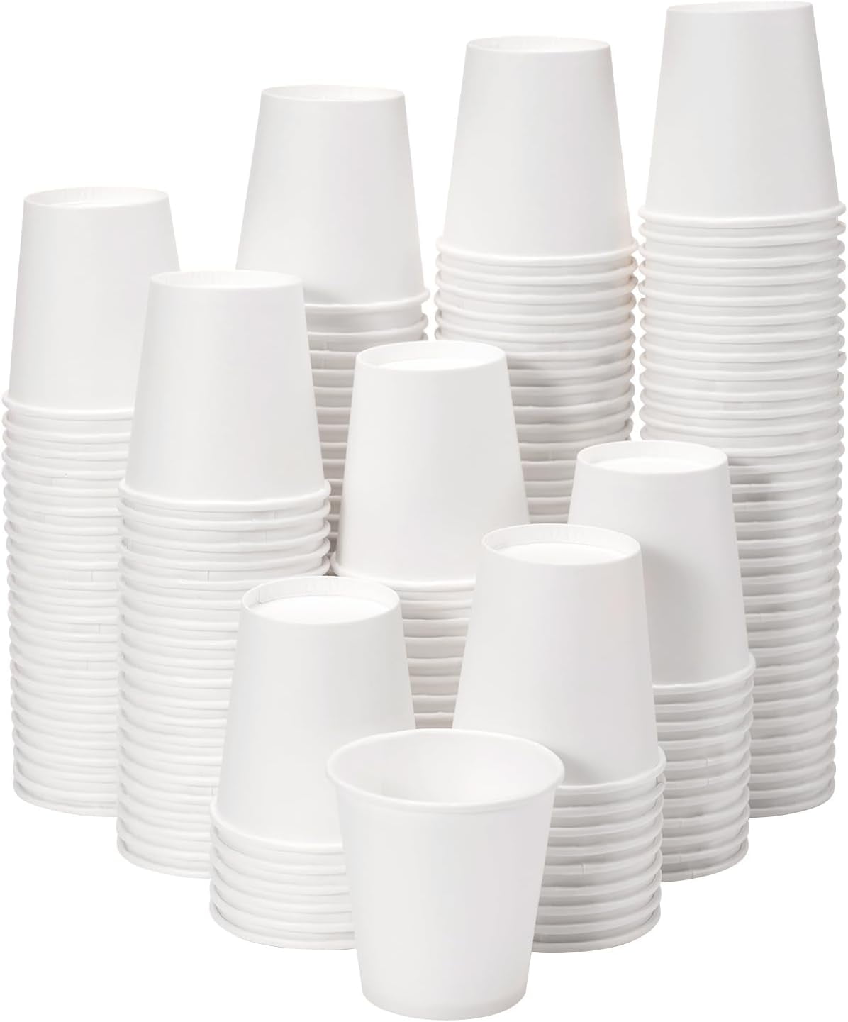 12 oz 50 pack Disposable Paper Coffee Cups with Lids and Sleeves ...