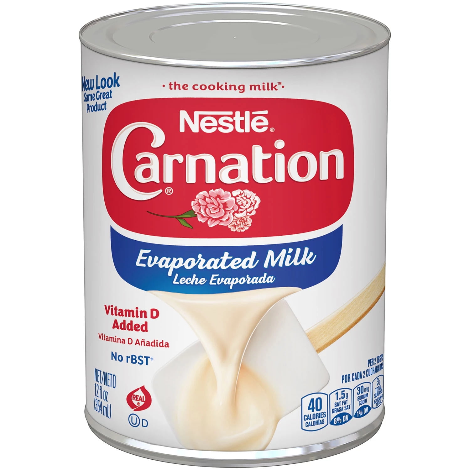 Carnation 12 oz Evaporated Milk for Cooking and Baking, Bulk Box (8 ...