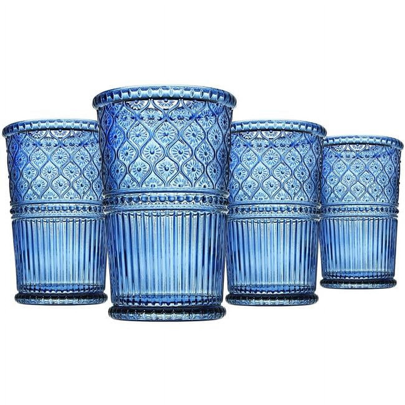 12 oz Claro Tumbler, Blue - Set of 4 - Walmart.com