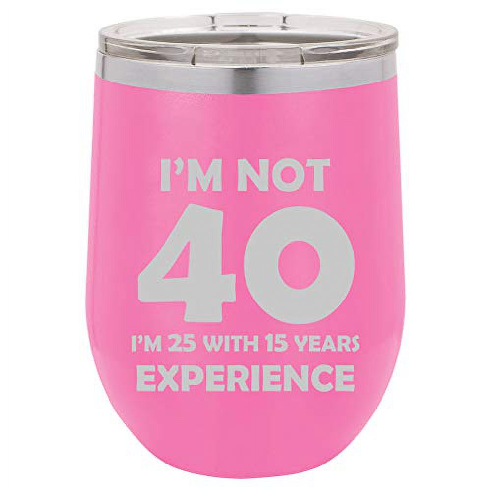 12 oz Double Wall Vacuum Insulated Stainless Steel Stemless Wine ...