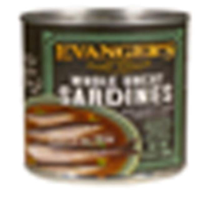 12 oz Hand Packed Whole Uncut Sardines Can Dog Food - 12 Count ...