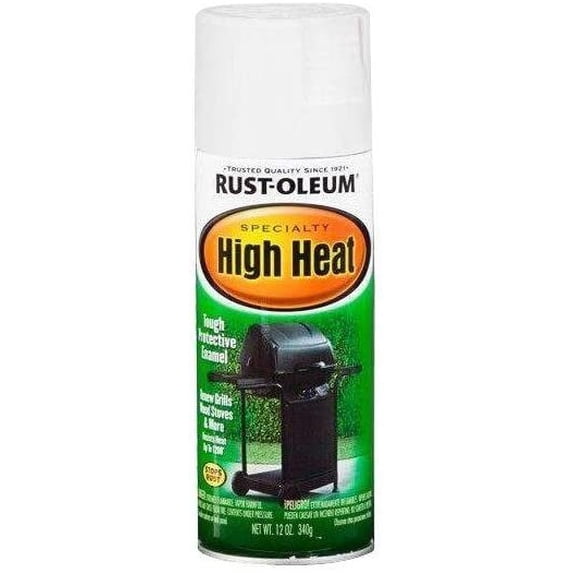 Rust-Oleum 12 oz. High Heat White Spray Paint 6-Pack — Interior ...