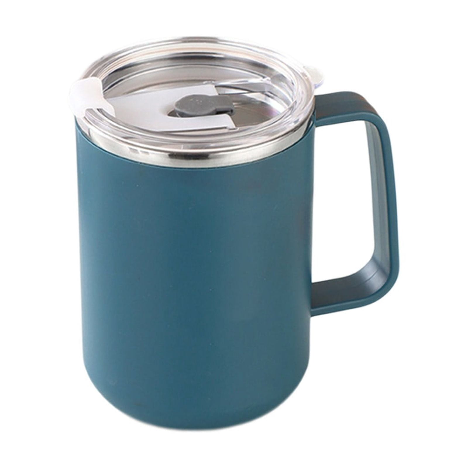 12 oz Insulated Tumbler with Lid and Handle for Hot and Cold Drinks ...