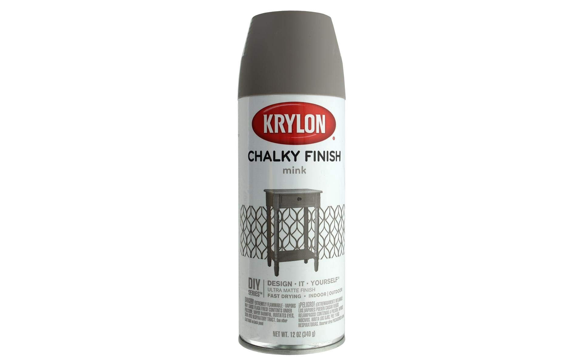 Krylon Chalky Finish Paint 12 oz. Mink - Walmart.com