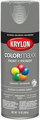 Krylon Colormaxx Paint & Primer Spray - Gloss, Durable - Pack of 6, 12 ...
