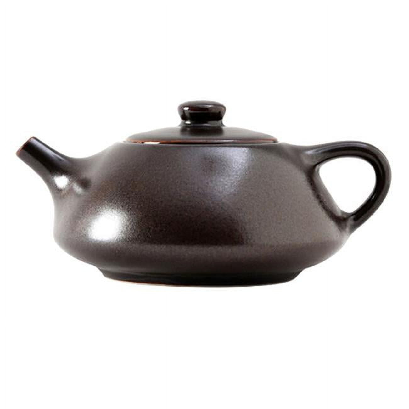 12 oz Royal Tea Pot with Lid - Lava, Black - Walmart.com