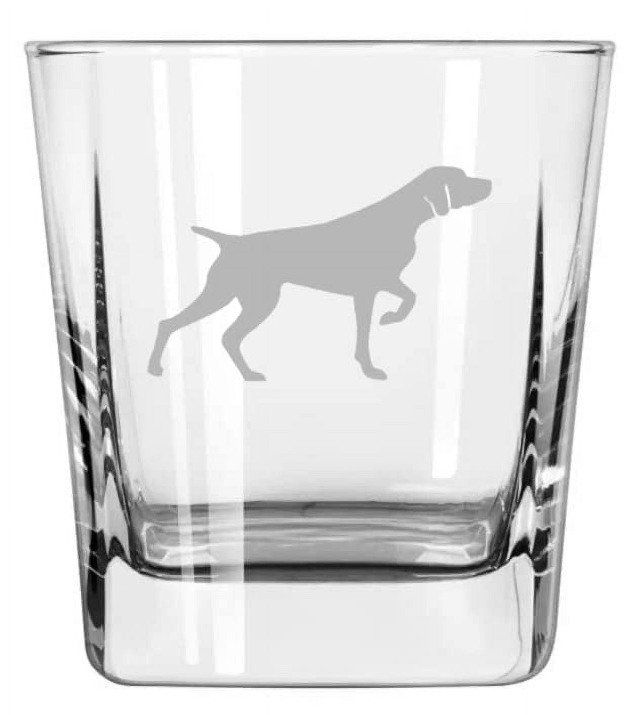 12 oz Square Base Rocks Whiskey Double Old Fashioned Glass German ...