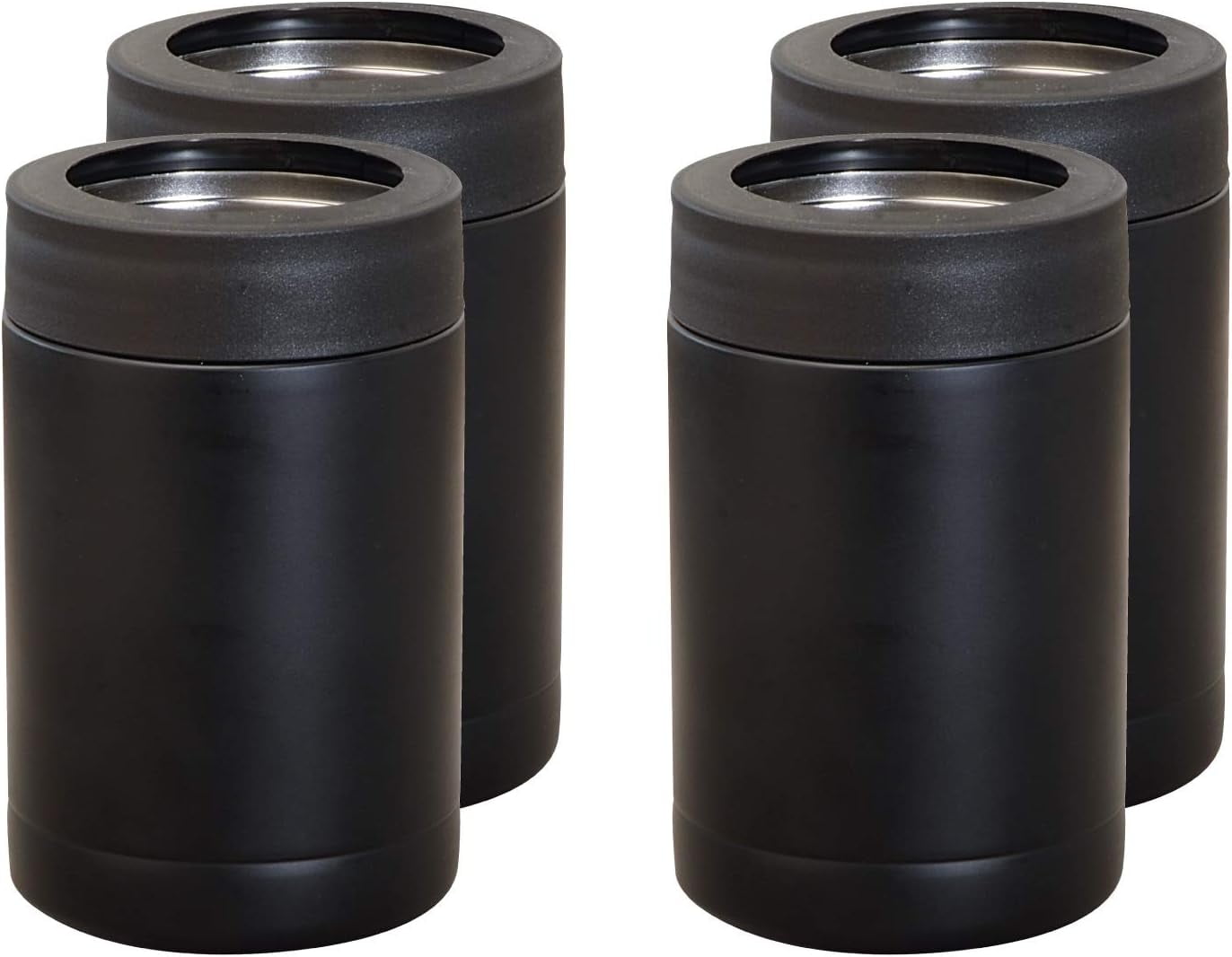 12 oz Stainless Steel Beer Can & Bottle Holder Can Cooler Insulator ...