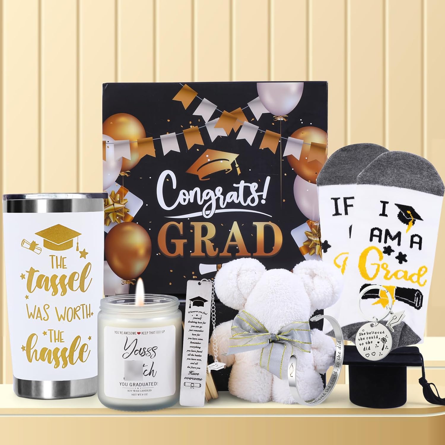 12 oz Stainless Steel Stemless Wine Tumbler with Keychain ...