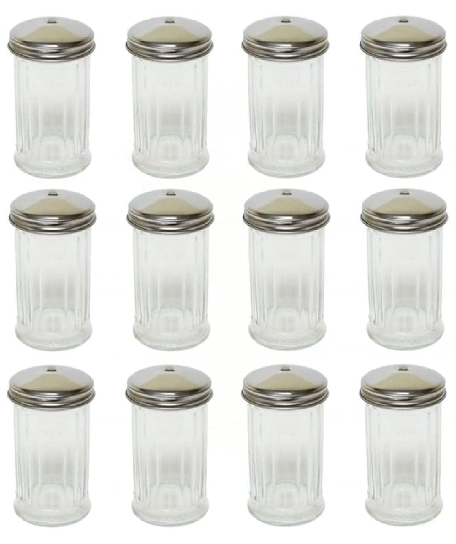 - 12 oz. Sugar Cheese Shaker Pourer with Stainless Steel Single Hole ...