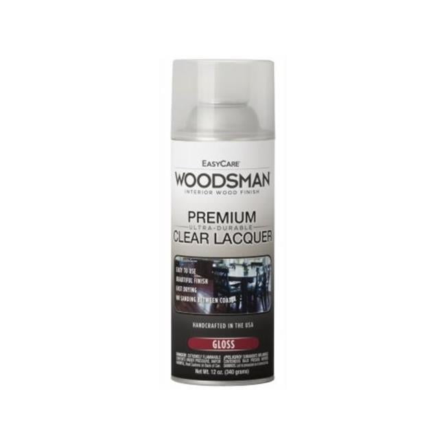 12 oz Woodsman Protective Finish Lacquer for Wood & Metal, Clear Gloss ...