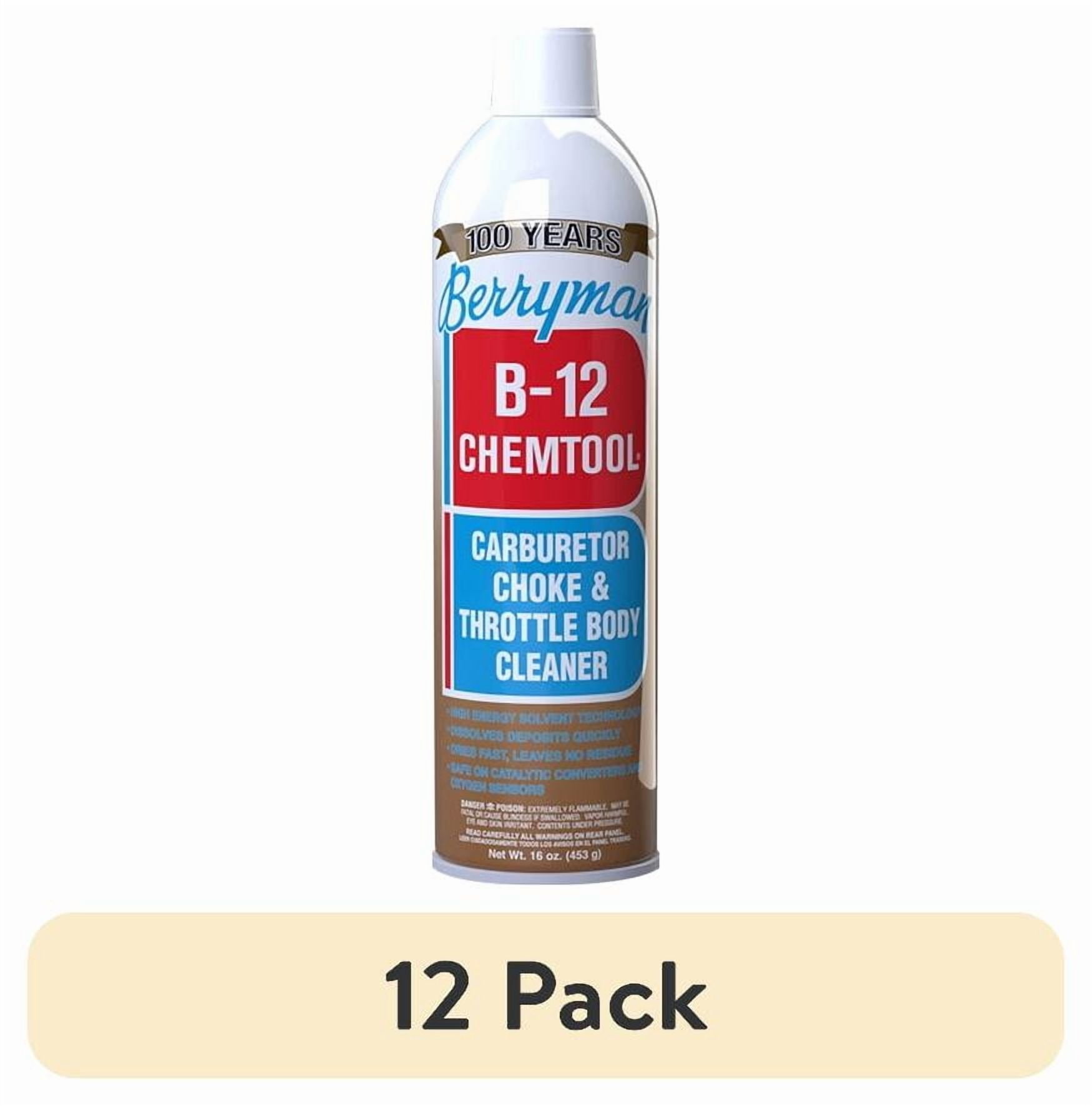 (12 pack) Berryman Products 0117, B-12 Chemtool Carburetor Cleaner ...
